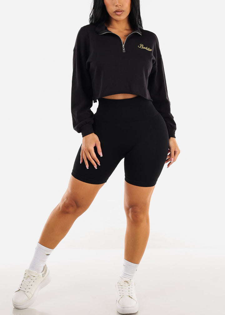 Womens Workout Shorts - Activewear Biker and Bermuda Shorts to Workout ...