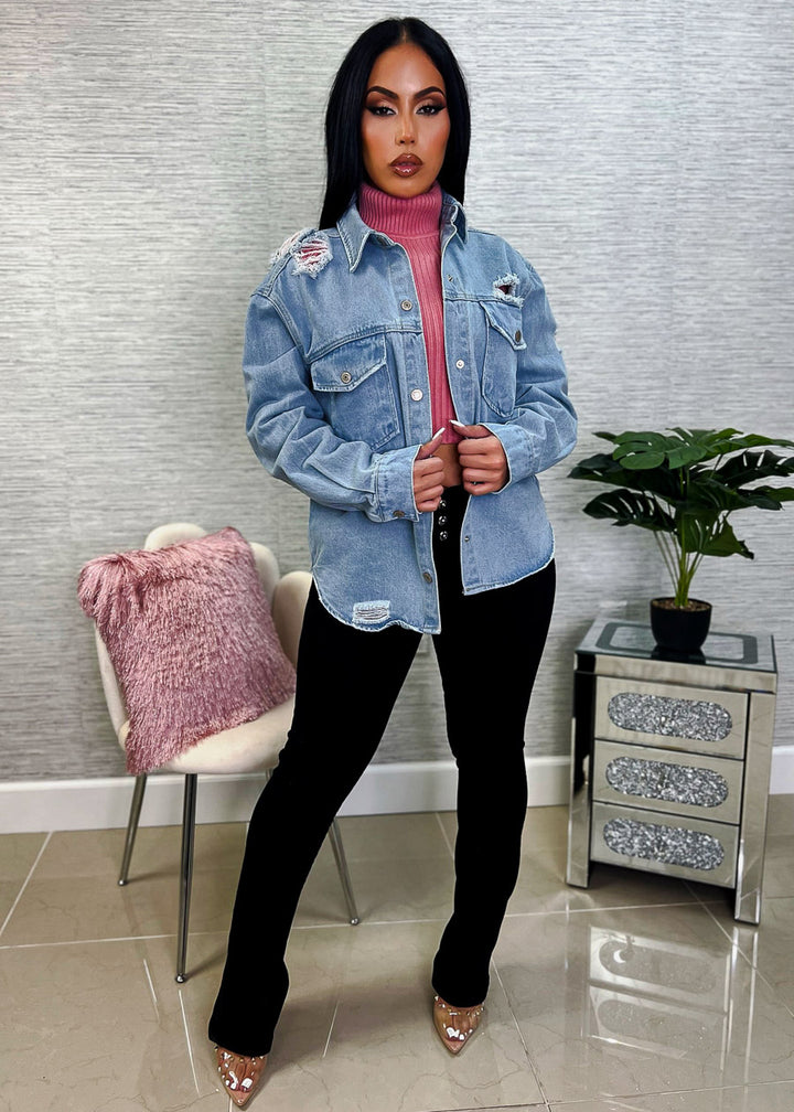 Women's Denim and Pleather Jackets - Faux Leather & Suede Jackets ...